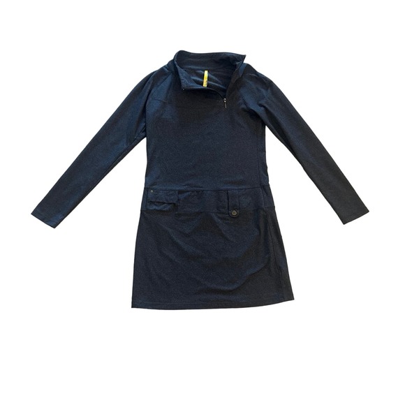 Lole | Dresses | Women S Lole Evolt Charcoal Gray Tunic Dress Long Slv ...